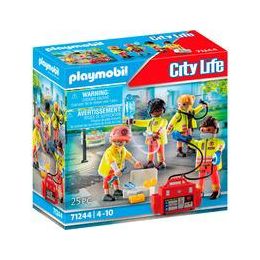 Playmobil 71244 City Life - Rettungsteam, Konstruktionsspielzeug Serie: City Life Teile: 67 -teilig Altersangabe: von 4 Jahren bis 10 Jahren Material: Kunststoff