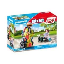Playmobil 71257 City Life Starter Pack Rettung mit Balance-Racer, Konstruktionsspielzeug