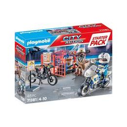 Playmobil 71381 City Action Starter Pack Polizei, Konstruktionsspielzeug Serie: City Action Teile: 46 -teilig Altersangabe: von 4 Jahren bis 10 Jahren Material: Kunststoff