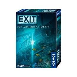 Kosmos EXIT - Das Spiel - Der versunkene Schatz, Partyspiel Spieleranzahl: 1 - 4 Spieler Spieldauer: 1 Stunde und 30 Minuten Altersangabe: ab 10 Jahren Serie: EXIT - Das Spiel