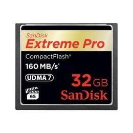Sandisk CompactFlash Extreme Pro 32 GB, Speicherkarte schwarz, UDMA 7