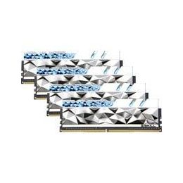 G.Skill DIMM 64 GB DDR4-3600 (4x 16 GB) Quad-Kit, Arbeitsspeicher silber, F4-3600C16Q-64GTESC, Trident Z Royal Elite, INTEL XMP