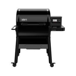 Weber Pelletgrill SmokeFire EPX4, STEALTH Edition schwarz, 45 x 61cm, mit CRAFTED Basis-Rahmen Grillrost Material: Edelstahl Leistung: bis 315 °C Grillfläche: 4.270 cm² Heizart: Pellets