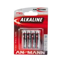 Ansmann Alkaline Red, Batterie 4 St&uuml;ck, AAA