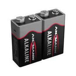 Ansmann Alkaline Red, Batterie 2 St&uuml;ck, E-Block