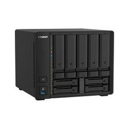 QNAP TS-932PX-4G, NAS schwarz LAN: 100 MBit/s, 1000 MBit/s Einbauschächte: 4x 2,5" Slots, 5x 2,5"/3,5" Slots RAID: 0, 1, 5, 6, 10, 50, 60, JBOD, Single