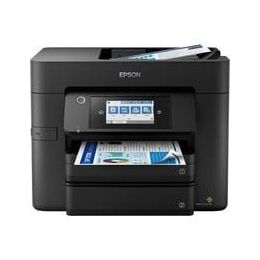 Epson WorkForce Pro WF-4830DTWF, Multifunktionsdrucker schwarz, USB, LAN, WLAN, Scan, Kopie, Fax Auflösung: 4800x24100 dpi Formate: A4, A5, A6, B5, C6, DL (DIN-Lang), Legal, 10x15 cm, 13x18 cm, 16:9, No. 10 Anschluss: 1x USB 2.0, 1x RJ-45 Papierzufuhr: 2x Fächer (Fach 1: 250 Blatt, Fach 2: 250 Blatt)