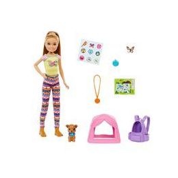 Mattel Barbie "It takes two! Camping" Spielset mit Stacie Puppe und Hündchen Serie: Barbie Family & Friends Art: Puppe Altersangabe: ab 36 Monaten Zielgruppe: Schulkinder, Kindergartenkinder
