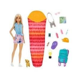 Mattel Barbie "It takes two! Camping" Spielset mit Malibu Puppe, Hündchen und Accessoires Serie: Barbie Family & Friends Art: Puppe Altersangabe: ab 36 Monaten Zielgruppe: Schulkinder, Kindergartenkinder