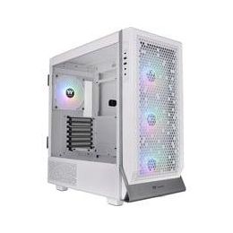 Thermaltake Ceres 500 TG ARGB Snow, Tower-Geh&auml;use wei&szlig;, Tempered Glass