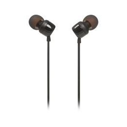 JBL T110, Headset schwarz Kopfhörertyp: In-Ear Ohrkanalhörer Geeignet für: Mobile Abspielgeräte, Mobiltelefone, Reise Kabel-Verbindung: 3.5mm Klinke