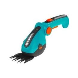 Gardena Akku-Grasschere ComfortCut Li, 3,6Volt türkis/schwarz, Li-Ionen-Akku 3,0Ah Leistung/Spannung: Akku-Betrieb, 3,6Volt Schnittbreite: 80 mm Verwendung: Zum Schneiden von Gras und Rasenkanten