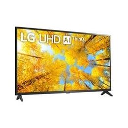 LG 43UQ75009LF, LED-Fernseher 108 cm (43 Zoll), schwarz, UltraHD/4K, Triple Tuner, SmartTV Sichtbares Bild: 108 cm (43") Auflösung: 3840 x 2160 Pixel Format: 16:9