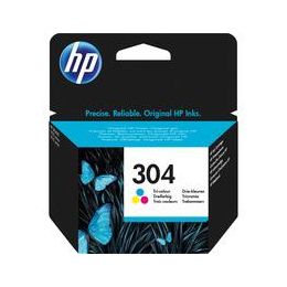HP Tinte dreifarbig Nr. 304 (N9K05AE) Typ: Tintenpatrone Druckfarbe: Gelb, Cyan, Magenta Volumen: 2 ml Geeignet für: Hewlett-Packard