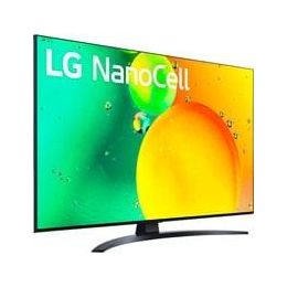 LG 43NANO769QA, LED-Fernseher 108 cm (43 Zoll), schwarz, UltraHD/4K, HDR, Triple Tuner Sichtbares Bild: 108 cm (43") Auflösung: 3840 x 2160 Pixel Format: 16:9