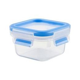 Emsa CLIP & CLOSE Frischhaltedose 0,2 Liter transparent/blau, quadratisch