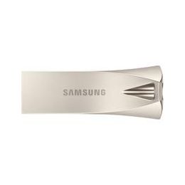 Samsung BAR Plus 64 GB Champagne Silver, USB-Stick champagner, USB-A 3.2 (5 Gbit/s) Kapazität: 64 GB Geschwindigkeit: Lesen: max. 200 MB/s Anschluss: USB-A 3.2 Gen 1 (5 Gbit/s)