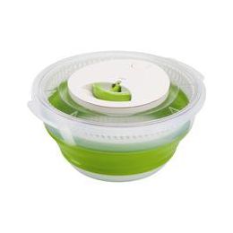 Emsa BASIC Falt-Salatschleuder, Schüssel grün/transparent Material: TPE / PP