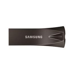 Samsung BAR Plus 64 GB Titan Grey, USB-Stick titan, USB-A 3.2 (5 Gbit/s) Kapazität: 64 GB Geschwindigkeit: Lesen: max. 200 MB/s Anschluss: USB-A 3.2 Gen 1 (5 Gbit/s)