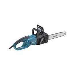 Makita Kettensäge UC3551A, Elektro-Kettensäge blau/schwarz, 2.000 Watt Kettenteilung: 3/8" Schwertlänge: 35 cm Betriebsart: 2.000 Watt Kettengeschwindigkeit m/s: 14.5 m/s