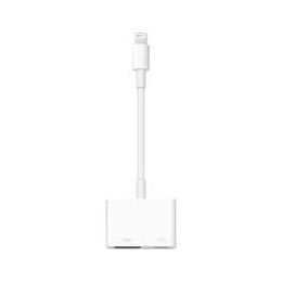 Apple Lightning Digital AV Adapter weiß Verwendung: Adapterkabel für iPod, iPhone, iPad Anschlüsse: 1x Lightning (Stecker) auf 1x HDMI (Buchse), 1x Lightning (Buchse)