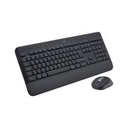 Logitech Signature MK650 Combo for Business, Desktop-Set graphit, DE-Layout, Plunger, Logi Bolt, Bluetooth, f&uuml;r Windows/macOS/Chrome OS/Linux/iPadOS/Android