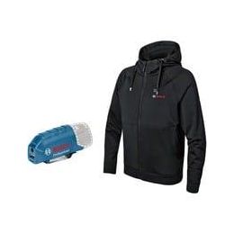 Bosch Heat+Jacket GHH 12+18V Solo Gr&ouml;&szlig;e M, Arbeitskleidung schwarz, ohne Akku und Ladeger&auml;t