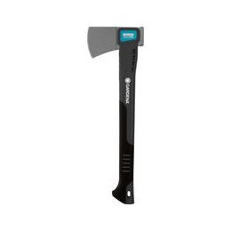 Gardena Universalaxt 1000A , Axt/Beil mit Schlagfläche Material (Stiel): Kunststoff, glasfaserverstärkt Gewicht (Kopf): 700 g Form (Stiel): Kuhfuß-Form Gesamtlänge: 450 mm