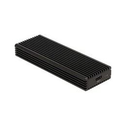 Delock Externes USB Type-C Combo Geh&auml;use f&uuml;r M.2 NVMe PCIe oder SATA SSD, Laufwerksgeh&auml;use schwarz