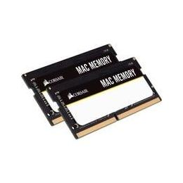 Corsair SO-DIMM 32 GB DDR4-2666 (2x 16 GB) Dual-Kit, Arbeitsspeicher CMSA32GX4M2A2666C18, Value Select