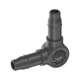 Gardena Micro-Drip-System L-St&uuml;ck 4,6mm (3/16"), Verbindung dunkelgrau, 10 St&uuml;ck, Modell 2023