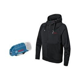 Bosch Heat+Jacket GHJ 12+18V Solo Gr&ouml;&szlig;e XL, Arbeitskleidung schwarz, ohne Akku und Ladeger&auml;t