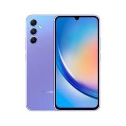 Samsung Galaxy A34 5G 128GB, Handy Awesome Violet, Android 13 Display: 16,56 cm (6,6 Zoll) Prozessor: Dimensity 1080 Hauptkamera: 48 MP + 8 MP + 5 MP Frontkamera: 13 MP