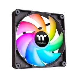 Thermaltake CT140 ARGB Sync PC Cooling Fan, Geh&auml;usel&uuml;fter schwarz, 2er Pack, 140 mm