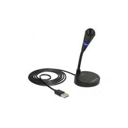 Delock USB Mikrofon schwarz, USB, Plug & Play