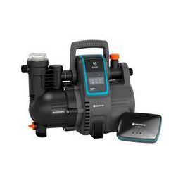 smart Haus- & Gartenautomat 5000/5 Set, Pumpe schwarz, 1.300 Watt, mit Gardena smart Gateway Fördermenge: 5.000 l/h Höhe: Förderhöhe 50 Meter, Ansaughöhe 8 Meter Betriebsart: Netzanschluss