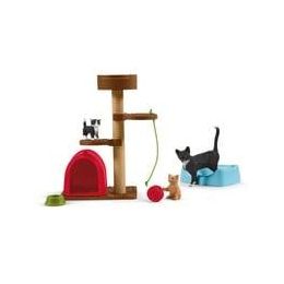 Schleich Farm World Spielspaß für niedliche Katzen, Spielfigur Serie: Farm World Art: Spielfigur Altersangabe: von 36 Monaten bis 8 Jahren Zielgruppe: Schulkinder, Kindergartenkinder