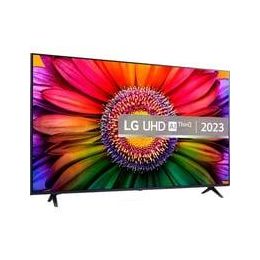 LG 55UR80006LJ, LED-Fernseher 139 cm (55 Zoll), schwarz, UltraHD/4K, SmartTV, Triple Tuner Sichtbares Bild: 139 cm (55") Auflösung: 3840 x 2160 Pixel Format: 16:9