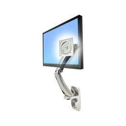 Ergotron MX LCD Arm Wandmontage, Wandhalterung silber Geeignet für: Monitor, Schwenkarm Befestigungsart: Schraubbefestigung Geräteanzahl: 1 Stück Tragkraft: 13,6 kg