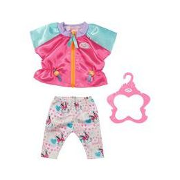 Baby Born Freizeitanzug Pink 43cm, Puppenzubehör Jacke und Hose, inklusive Kleiderbügel