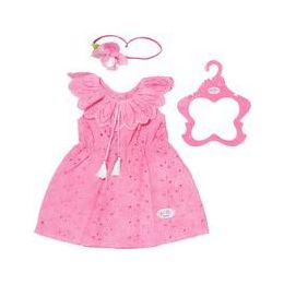 Baby Born Trend Blumenkleid 43cm, Puppenzubeh&ouml;r Kleid und Haarband, inklusive Kleiderb&uuml;gel