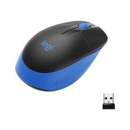 Logitech M190, Maus schwarz/blau