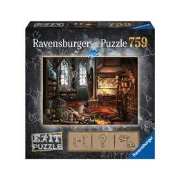 Ravensburger Puzzle EXIT Im Drachenlabor Teile: 759 Größe: 70 x 50 cm Altersangabe: ab 14 Jahren Motive: Drachenlabor