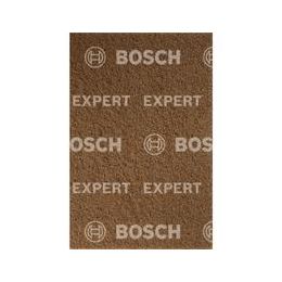 Bosch Expert Vlies-Schleifpad N880 Grob A, 152x229mm, Schleifblatt braun, zum Handschleifen Materialeignung: Blech, Edelstahl, Farbe, Lack, Kupfer, Metall, Stahl Breite: 152 mm Anzahl: 1 Stück Körnung: Grob, K80