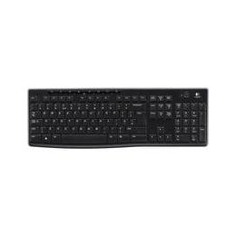 Logitech Wireless Keyboard K270, Tastatur schwarz, DE-Layout, Retail