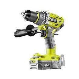 Ryobi ONE+ Akku-Schlagbohrschrauber R18PD7-220B, 18Volt gr&uuml;n/schwarz, 2x Li-Ionen Akku 2,0Ah