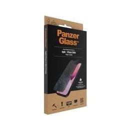 PanzerGlass Privacy, Schutzfolie schwarz, iPhone 13 mini geeignet für: Handy Kompatibel zu: iPhone 13 mini Material: Glas Beschaffenheit: Glänzend