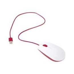 Raspberry Pi Foundation offizielle Raspberry Pi Maus wei&szlig;/rot