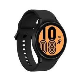 Samsung Galaxy Watch4, Smartwatch schwarz, 44 mm, LTE Display: 3,46 cm (1,4 Zoll) Kommunikation: Bluetooth 5.0, NFC, WLAN 802.11 b, WLAN 802.11 a, WLAN 802.11 g, WLAN 802.11 n Touchscreen: mit Touchscreen