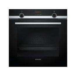 Siemens HR574ABR0 iQ300, Backofen schwarz/edelstahl, 60 cm Ofengröße: L (groß) ab 65 Liter Nutzinhalt: 71 Liter Heizart: Umluft, Grill, konventionell (Ober- & Unterhitze